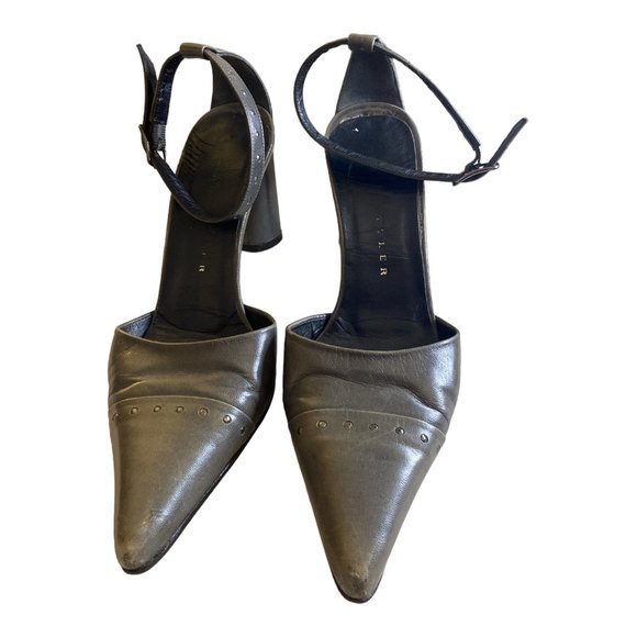 Richard Tyler | Shoes | Richard Tyler Womens Ankle Strap Black Pointed ...